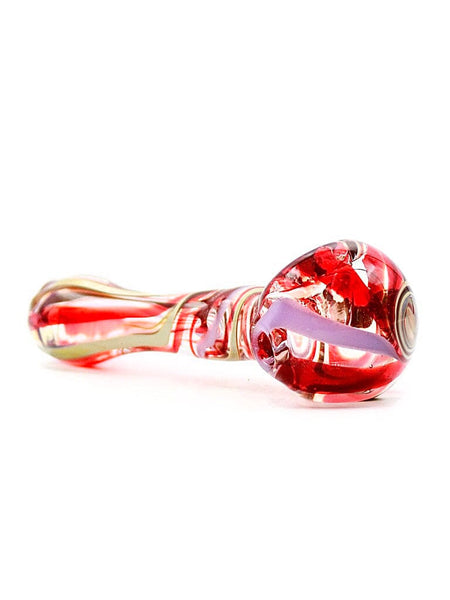 Bonnie and Fryde Glass - Left-Handed Strawberry Springs Swirl Hand Pip ...