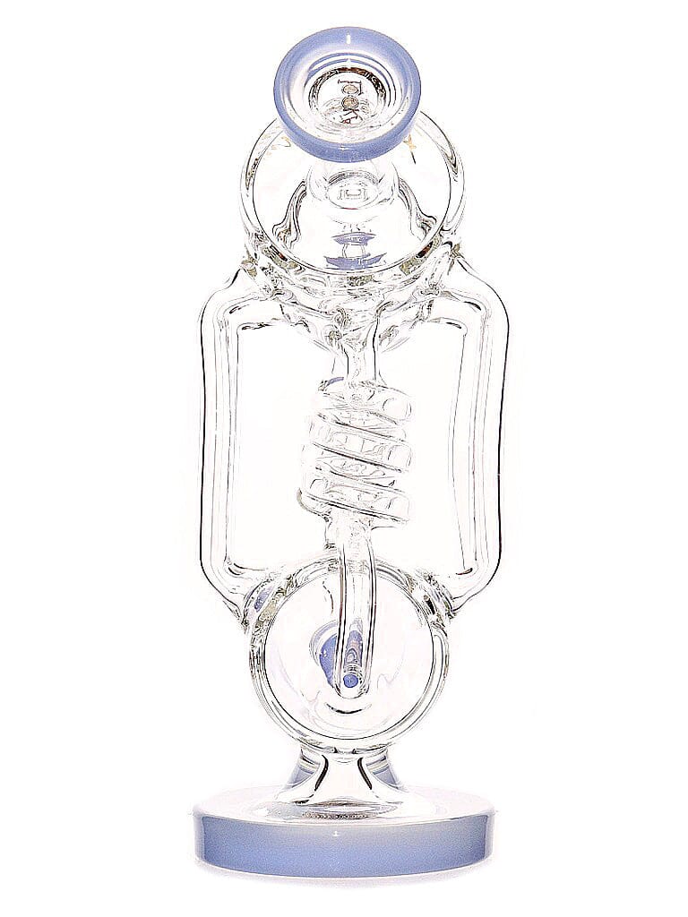 Lookah Glass - Dual Chamber Quad Uptake Double Spiral Drain with Inlin ...