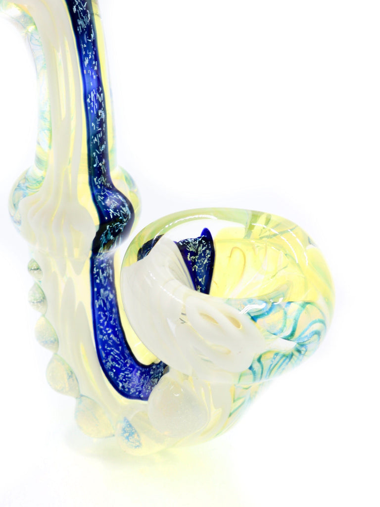 SM Glass Jeff Cooper - Inside-Out Dichro Fumed Sherlock (5") – HRS