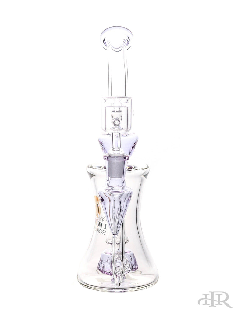 Tsunami Glass - Concentrate Showerhead Pyramid Perc Dab Rig (10") – HRS