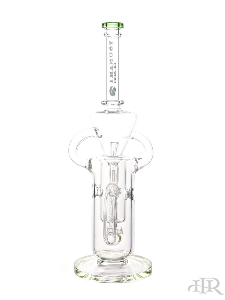 Tsunami Glass - Showerhead Swiss Recycler Dab Rig (15″) – HRS