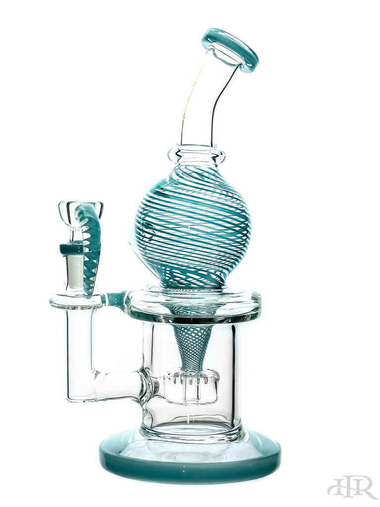 Bougie Glass - Blue Ball Recycler with Matrix Perc Rig (9") – HRS