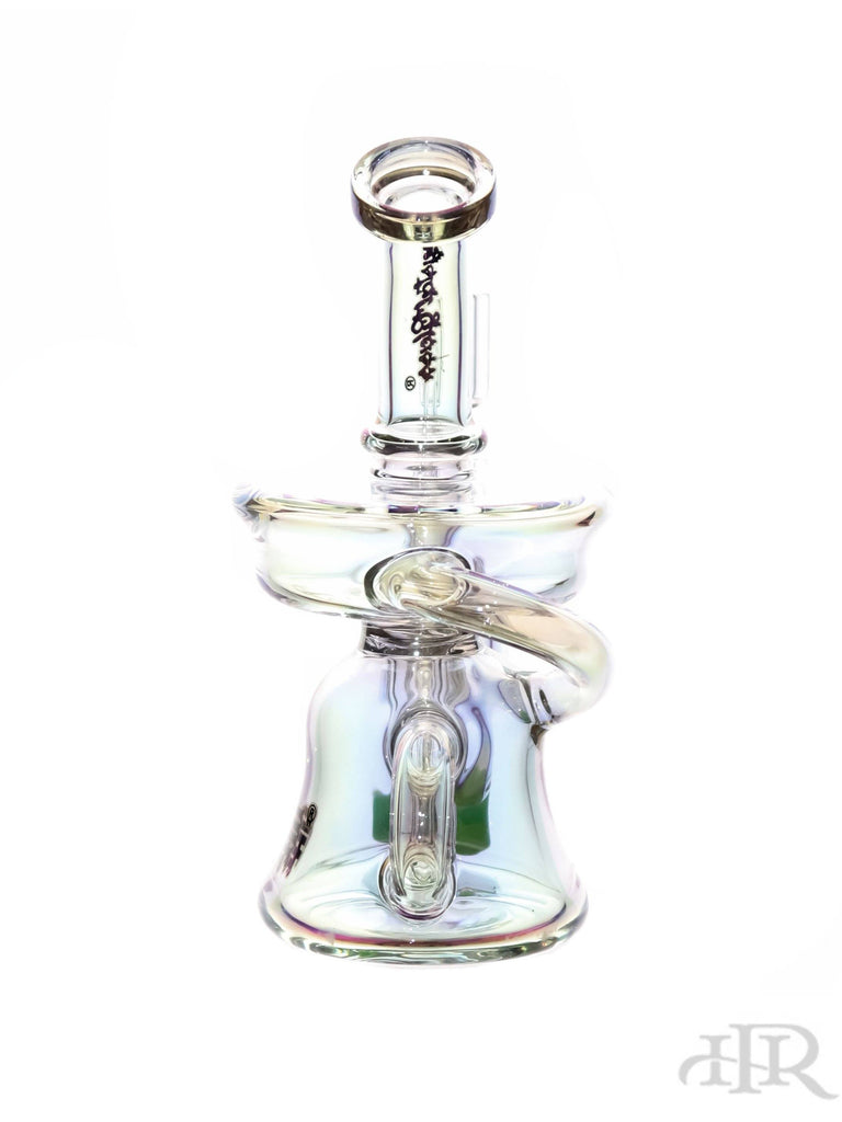 Crystal Glass - Iridescent Recycler Rig With Built In Removable Lid Re ...