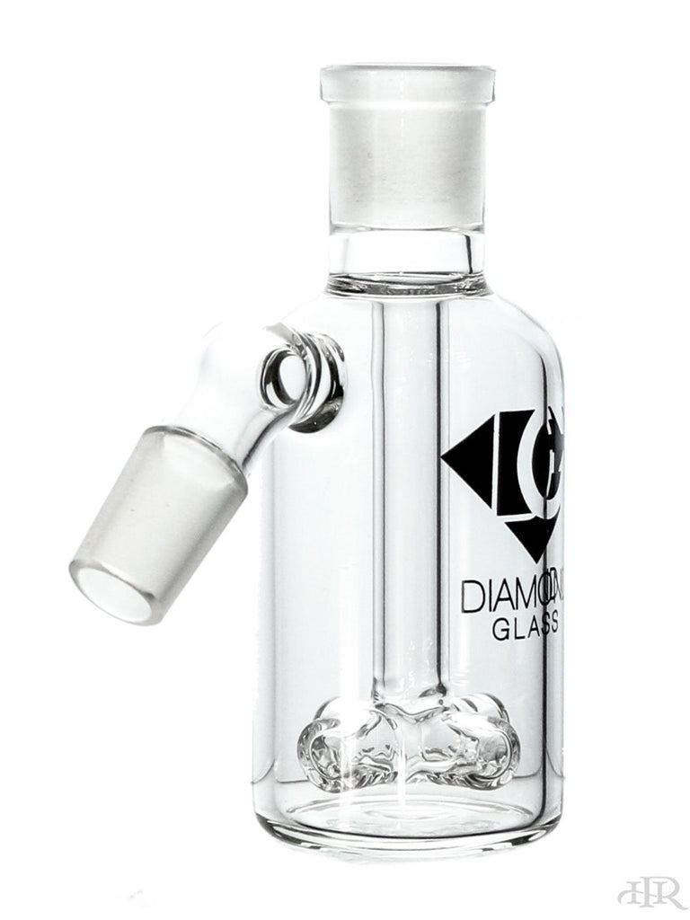 Diamond Glass - Cross Inline Perc Ash Catcher 45 Degree 18mm – HRS