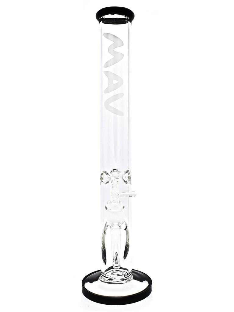 Mav Glass - Classic Straight Tube with Color Accents (18") – HRS