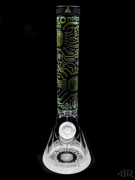 Milkyway Glass - Circuitboard Shadow Art Beaker (15") – HRS