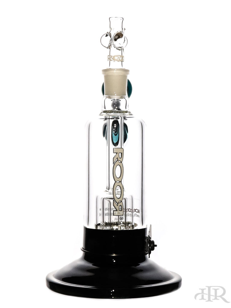 RooR Tech Bubbler - Black & Jade Barrel Perc (10") – HRS